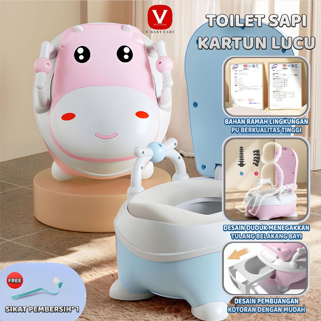 Jual V-BABY CARE Pispot Balita/Pispot Anak Baby Potty Toilet Training ...