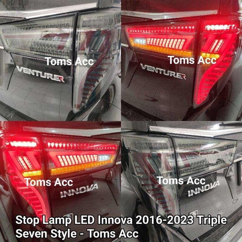 Jual Stop Lamp LED Innova 2016 2023 Triple Seven Style Sequential ...
