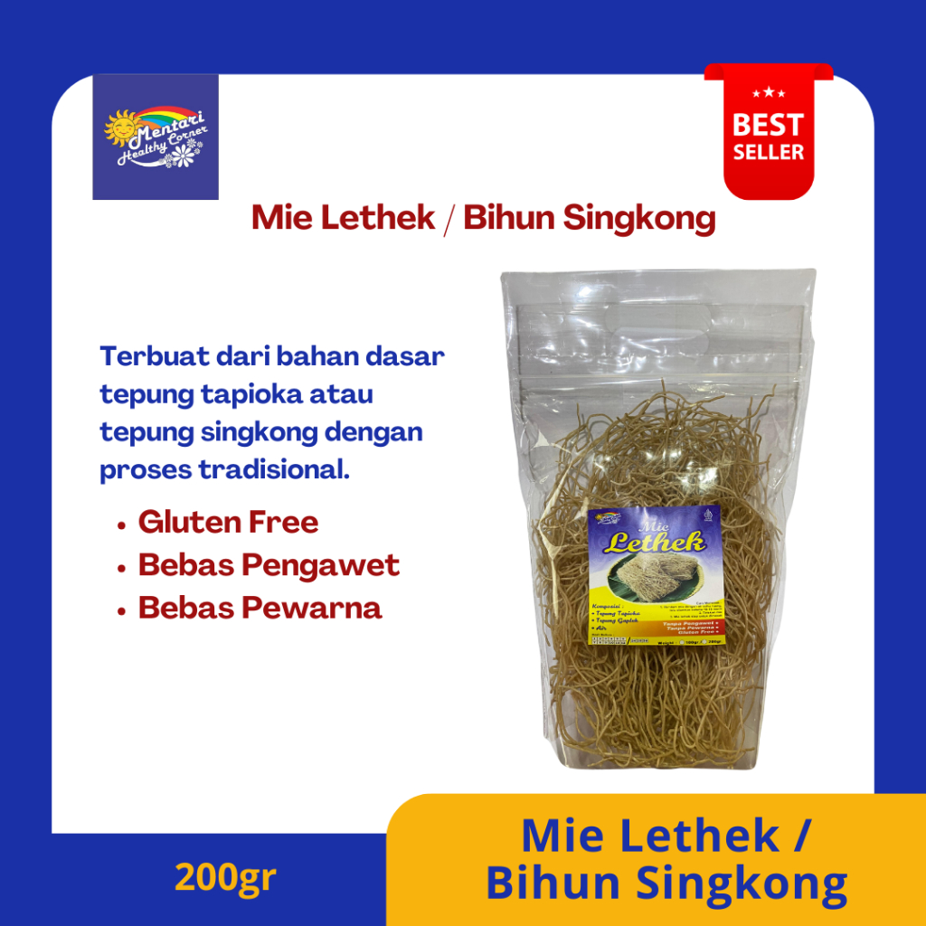Jual Bihun Singkong Mentari / Mie Lethek / Mie Letek / Mie Pati Ketela ...