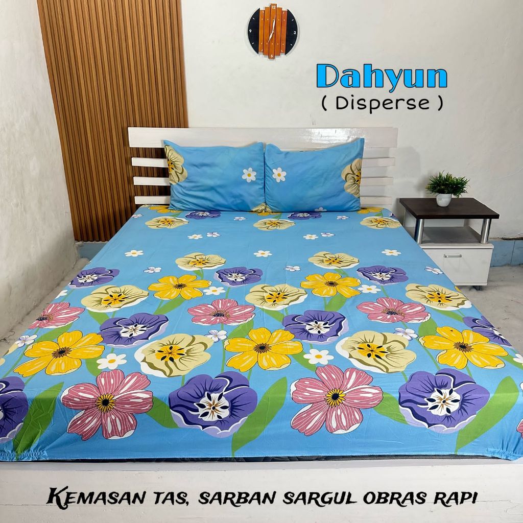 Jual SPREI SET MOTIF BUNGA OKINIIRI, ZANNIA FLOW, BIREL FLOW, ISOLA RED ...