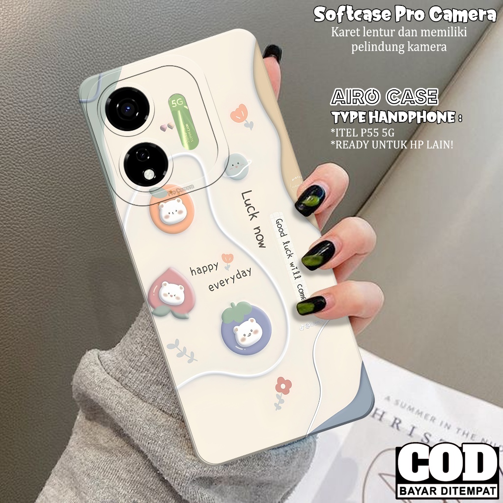 Jual Softcase ITEL P55 5G Terbaru - Fashion Case KARTUN - Case Hp ITEL P55 5G - KesingITEL P55 ...