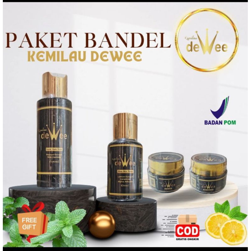 Jual deewe skincare paket bandel / dewee paket flek / susah putih ...