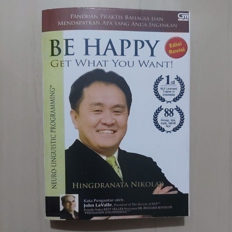 Jual Buku BE HAPPY GET WHAT YOU WANT! Hingdranata Nikolay NLP | Shopee Indonesia