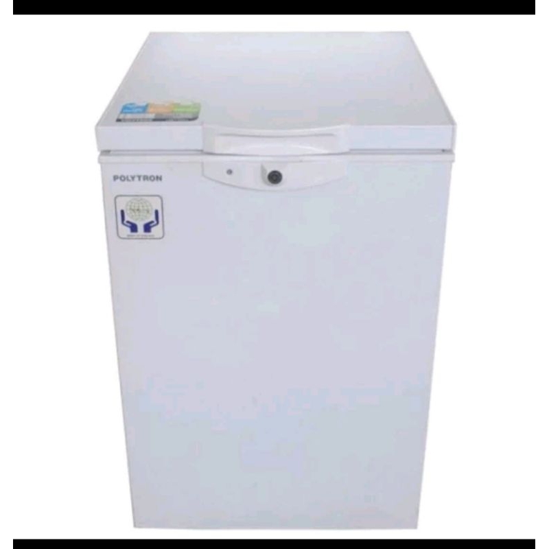 Jual chest frezer Polytron chest frezer PCF 117 100 liter kondisi seken ...