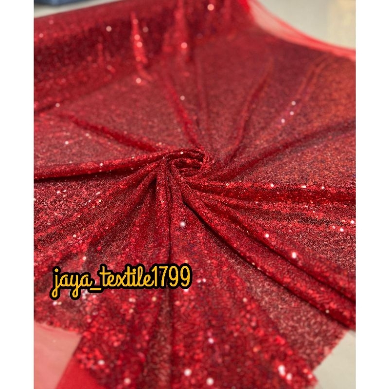 Jual Kain tulle Payet Premium / Tile 1000 Payet / tile full Payet harga ...