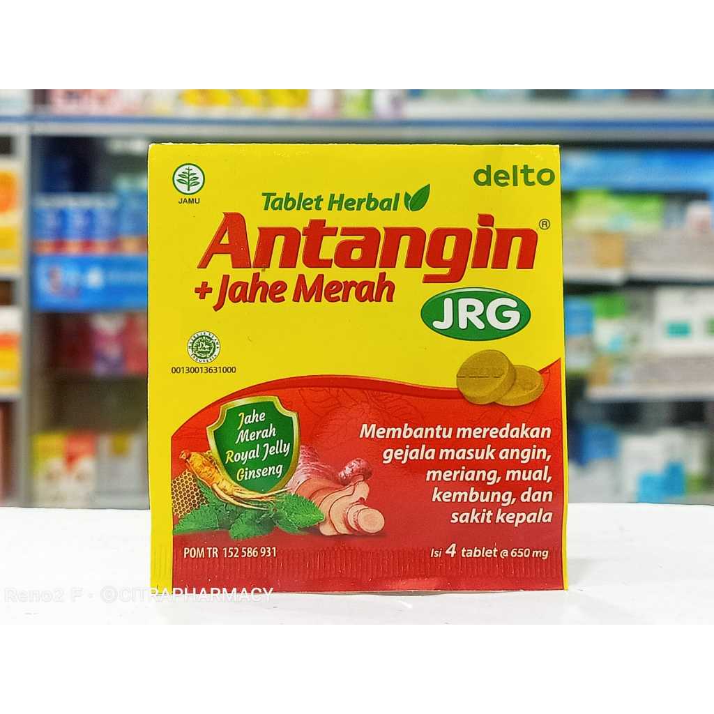 Jual Antangin JRG Tablet 𝟏 𝐒𝐓𝐑𝐈𝐏 𝐈𝐒𝐈 𝟒 𝐓𝐀𝐁𝐋𝐄𝐓 - Meredakan Masuk Angin ...