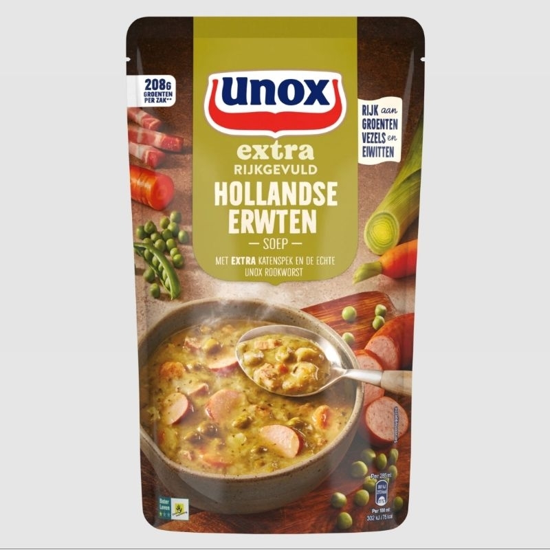Jual Sup Erwten Oup Unox Dutch Pea Soup 570 mL | Shopee Indonesia