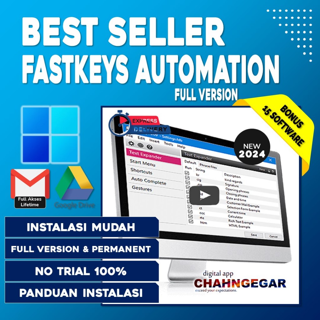 Jual FastKeys Pro 2025 Full Key Lifetime Software Automation Text ...