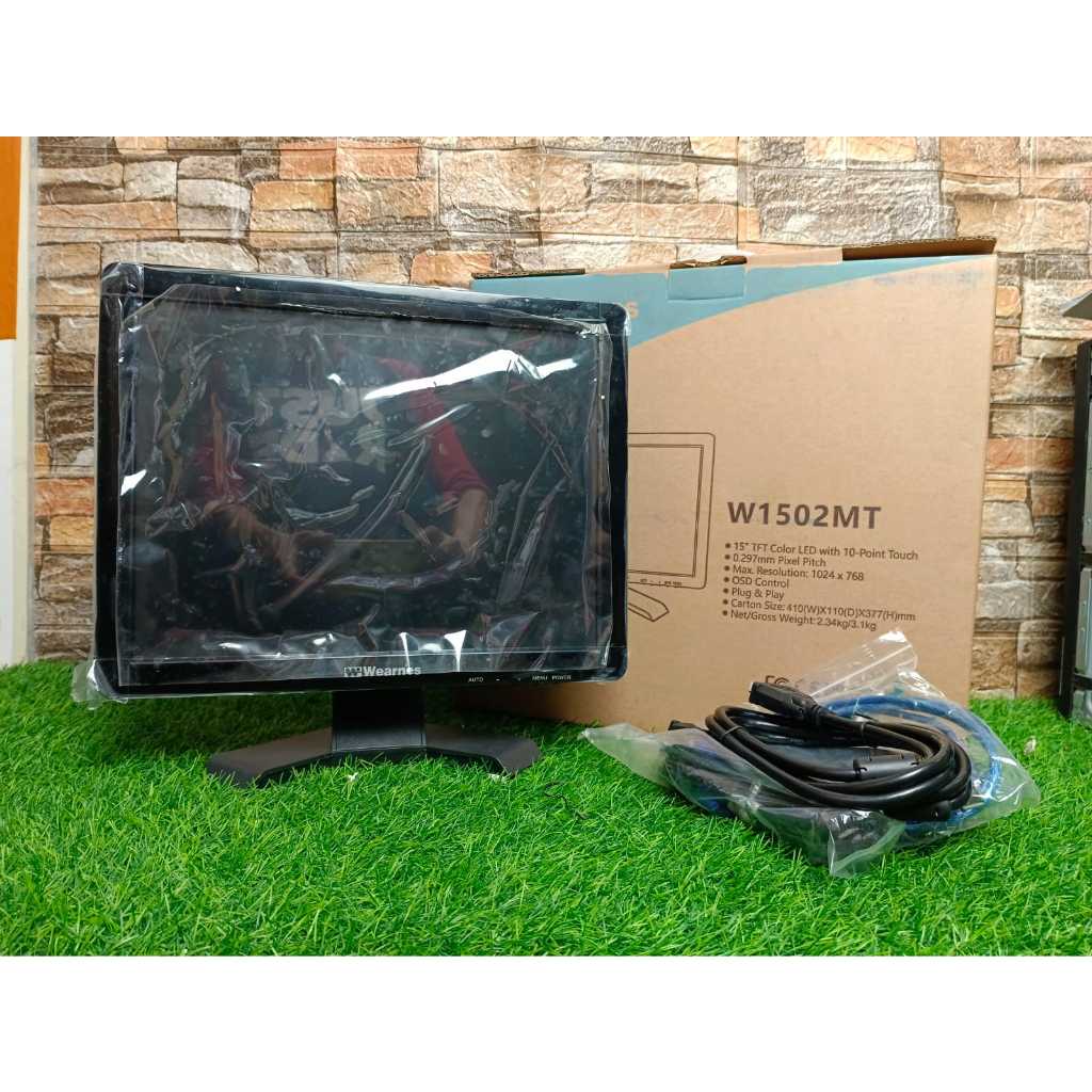 Jual Monitor LED WEARNES 15 INCH W1502MT TOUCHSCREEN 10 JARI 100% NEW ...