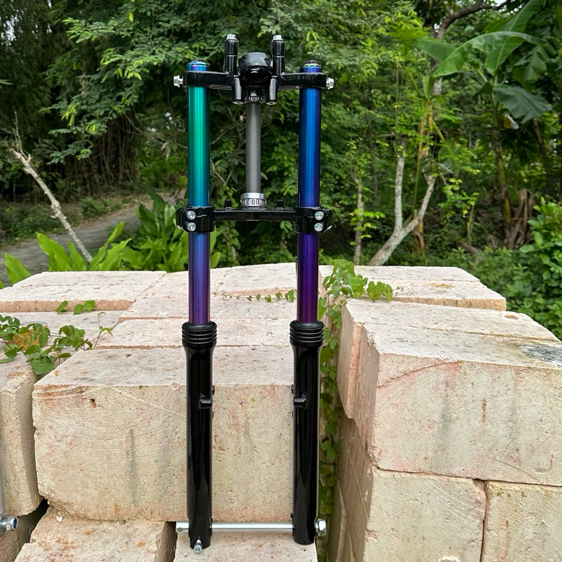 Jual Skok Shock Depan Ninja As Gold Blue Rainbow pnp Honda Shockbreaker ...