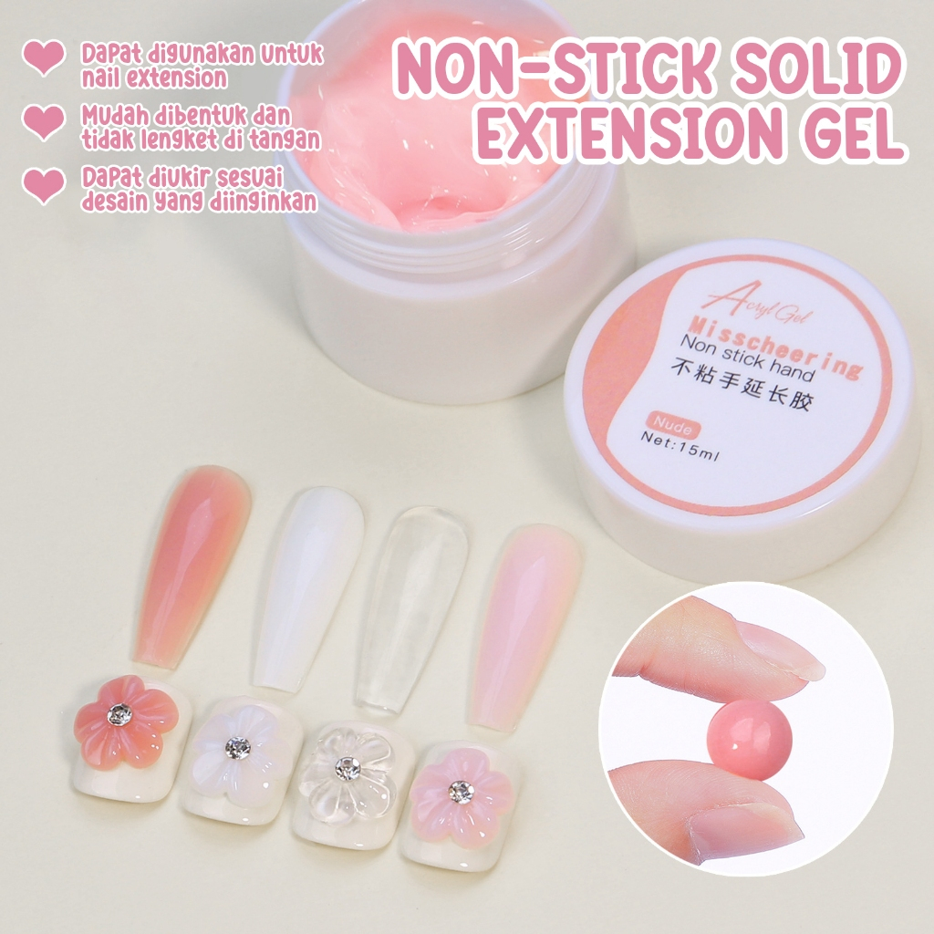 Jual Alobeauty - MISS CHEERING SOLID NAIL GEL EXTENSION ACRYLIC 3D UV LED | Shopee Indonesia
