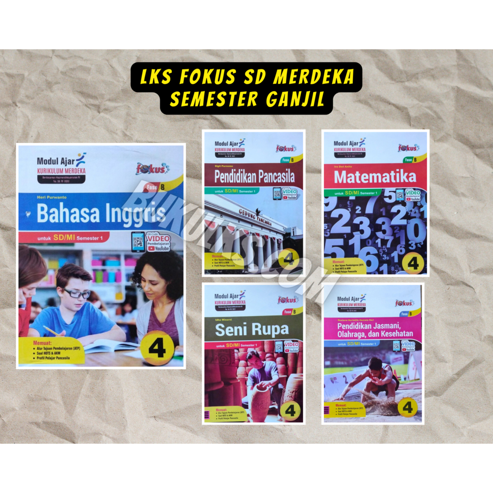 Jual Buku LKS Fokus SD Kelas 4 Semester Ganjil Kurikulum Merdeka ...