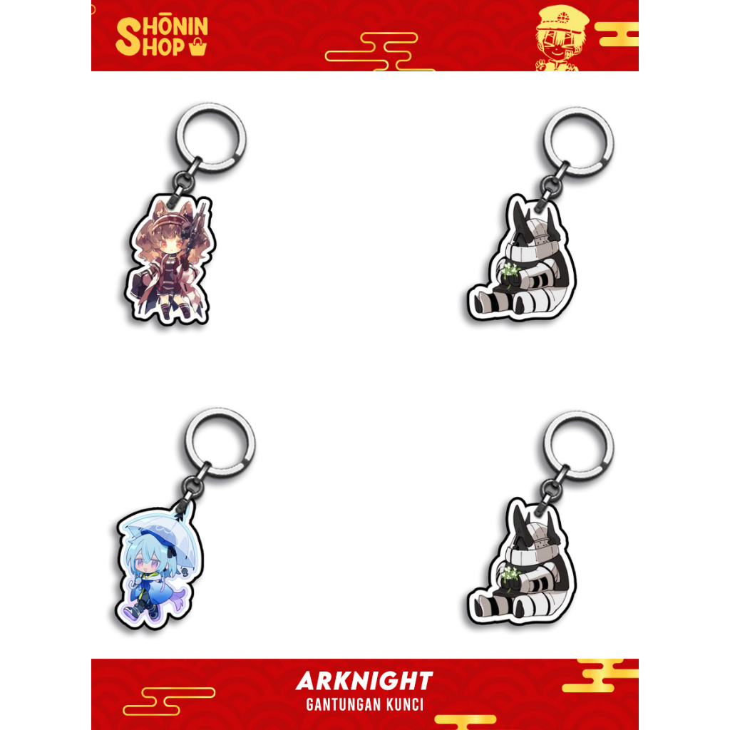 Jual [BELI 3 GRATIS 1] Gantungan Kunci Arknight | Gantungan Chibi ...