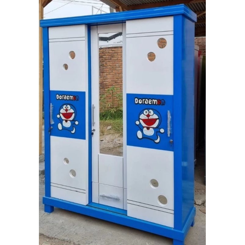 Jual LEMARI SLIDING SLEDING DORAEMON 4 PINTU 3 PINTU 2 PINTU / LEMARI ...