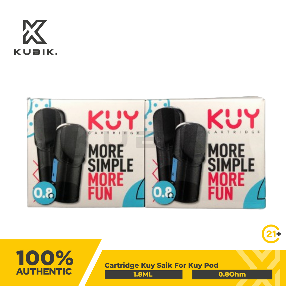 Jual Replacement Cartridge Kuy Pod Saik 0.8Ohm Authentic By MOVI ...