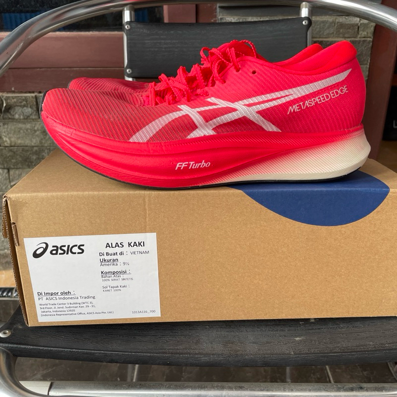 Jual asics metaspeed edge+ diva pink original resmi 100% second ...