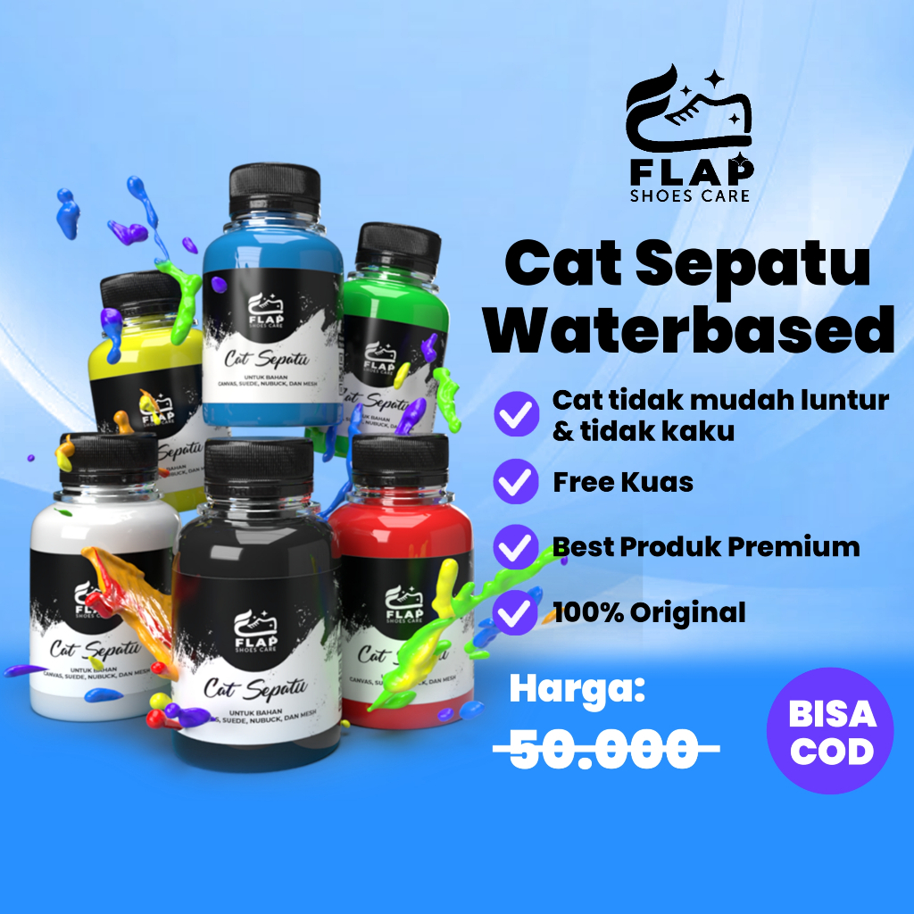 Jual Waterbased Repaint - Cat Pewarna Sepatu Kanvas Suede Canvas Nubuck ...