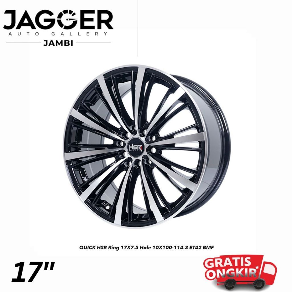 Jual Velg mobil innova rush hrv QUICK JD80052 HSR R17X75/9 H8X100-114,3 ...
