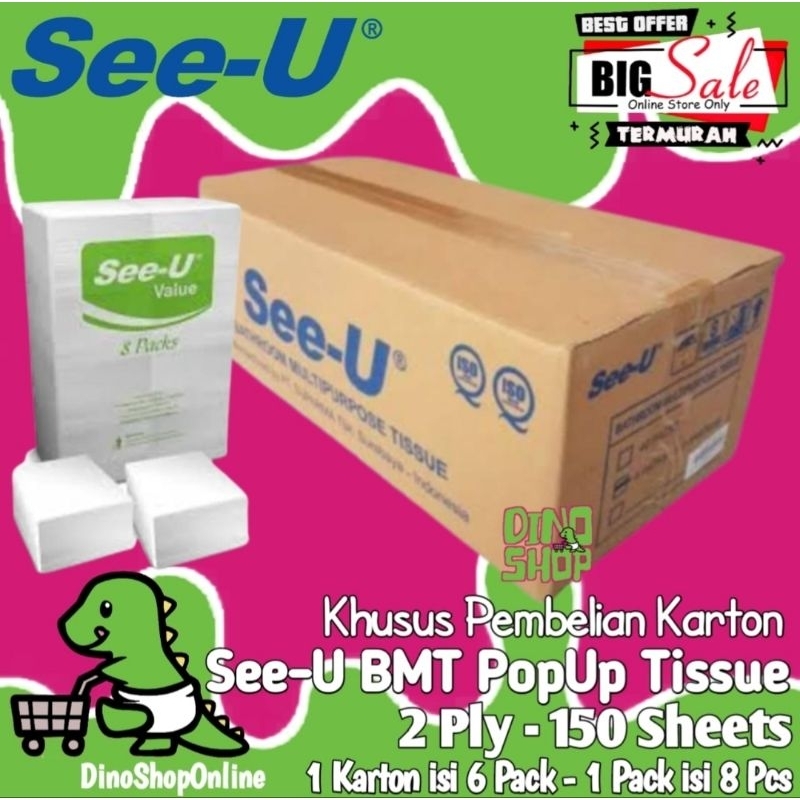 Jual Tissue Pop Up BMT (1 dus isi 6pc) | Shopee Indonesia