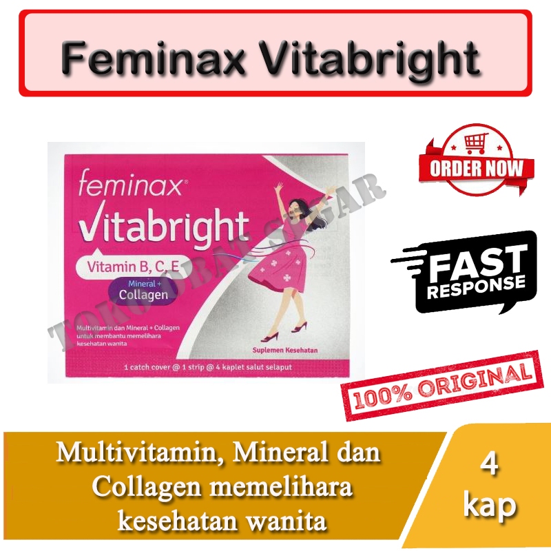 Jual Feminax Vitabright Mulvitamin dan Mineral Menjaga Kesehatan Wanita ...