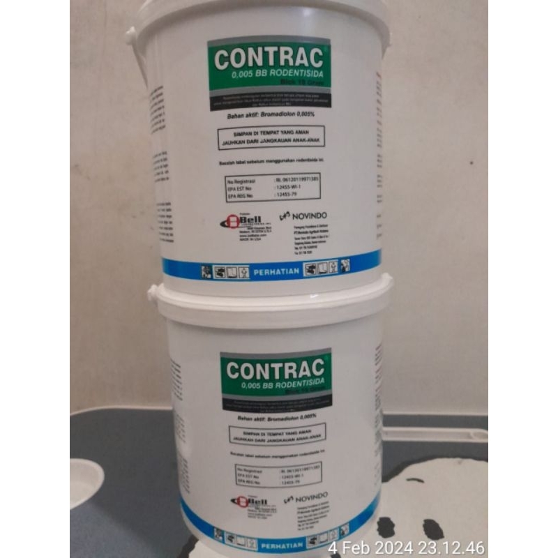 Jual CONTRAC 0.005 BB Rodentisida Pengendali Tikus berbentuk Atraktan ...
