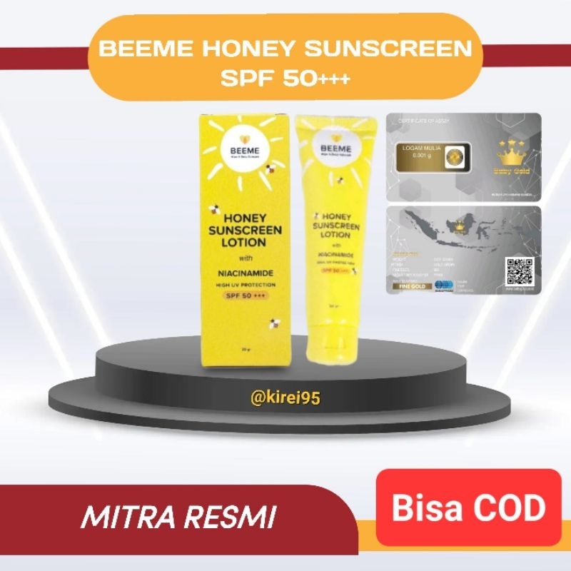 Jual Mitra Resmi BEEME Honey Suncreen Lotion | Sunscreen Ibu dan Anak ...