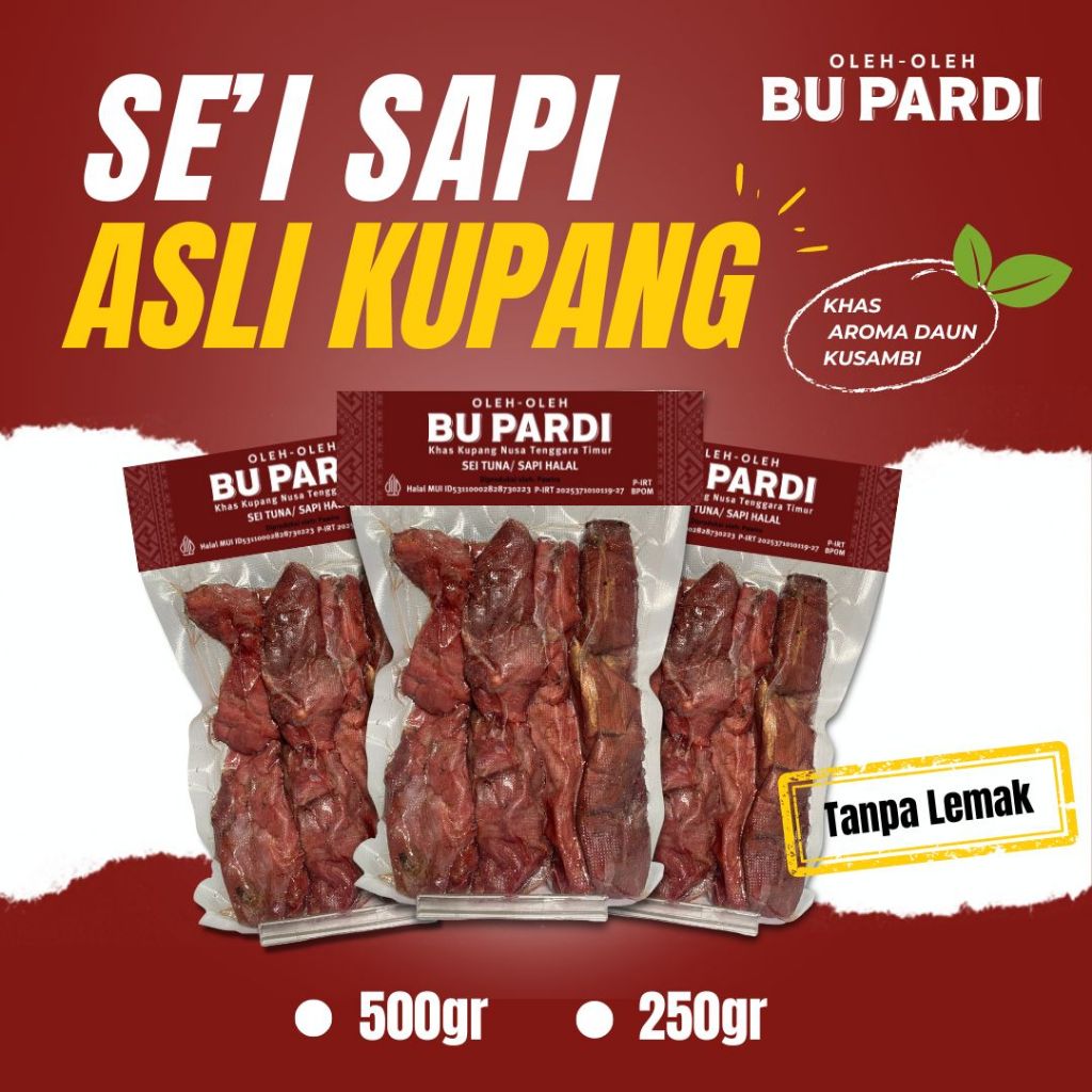 Jual Sei sapi asli kupang Bu Pardi 500gr | Shopee Indonesia