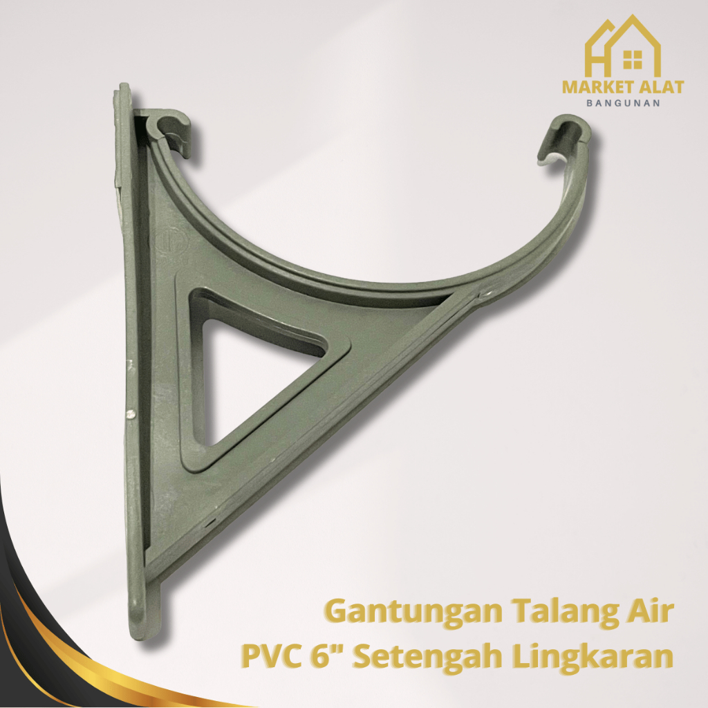 Jual Gantungan Talang Air PVC Setengah Lingkaran Lingkar Oval 6 ...