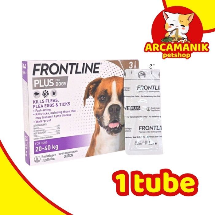 Jual FRONTLINE Plus for Dog 20-40kg Obat Kutu Anjing 1pcs | Shopee ...