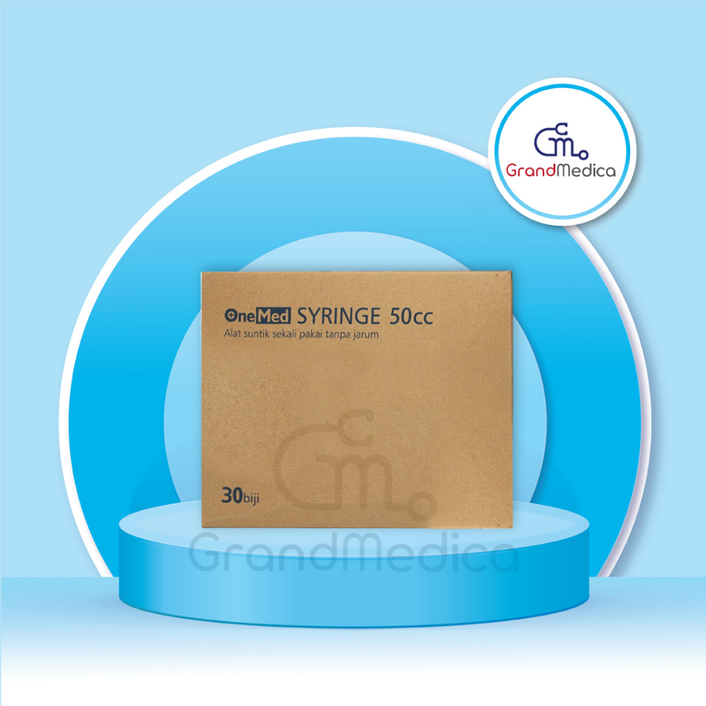 Jual Spuit 50cc Catheter Tip OneMed / Disposable Syringe 50 cc Catheter ...