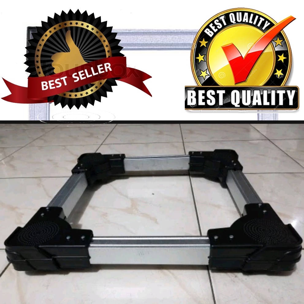 Jual Tatakan kulkas / roda kulkas 2 pintu / alas kulkas roda / alas ...