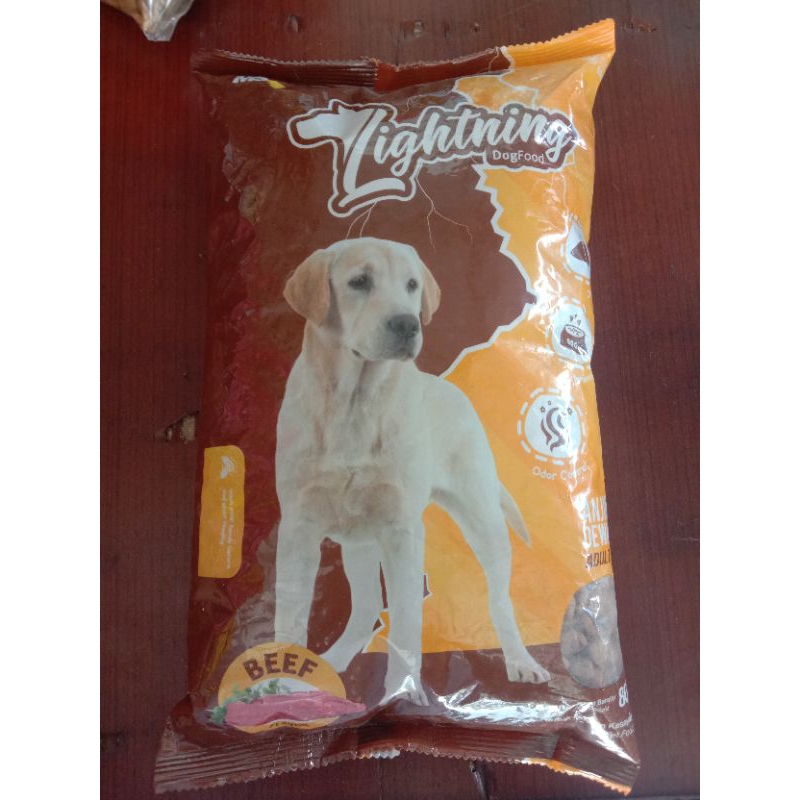 Jual Lightning Dog 800gr Dog Food / Makanan Anjing | Shopee Indonesia