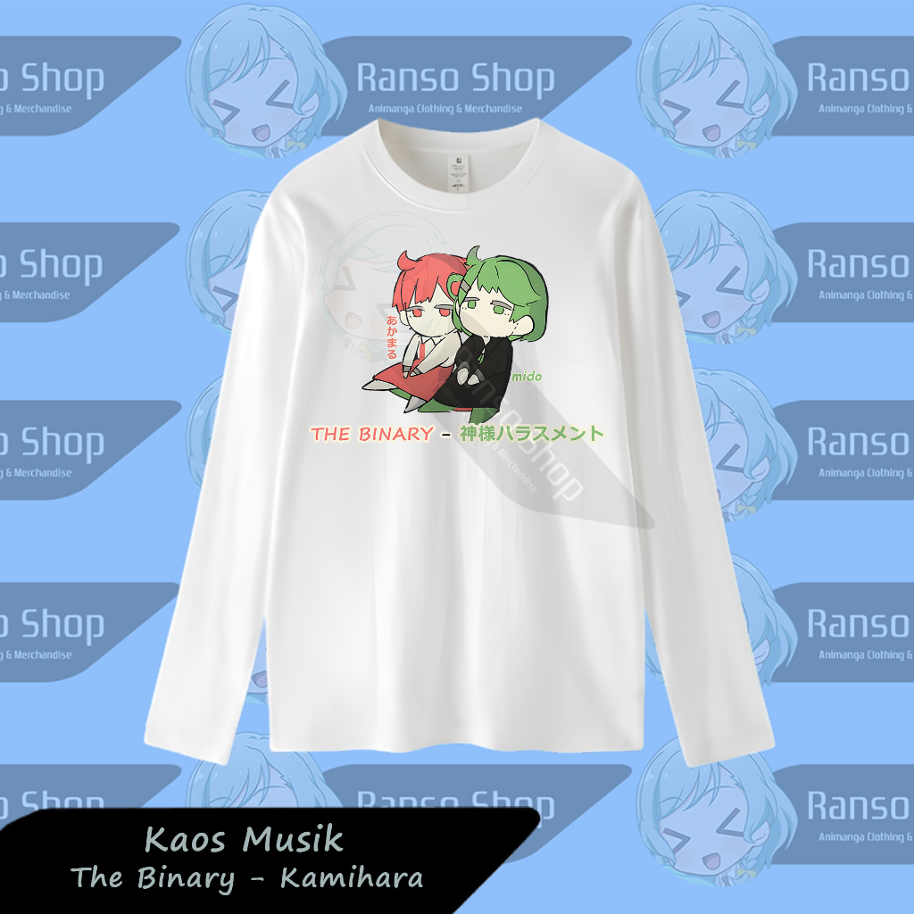 Jual Ranso Baju Longsleeve The Binary - God Harassment (Kamisama Harassment / 神様ハラスメント) T-Shirt ...