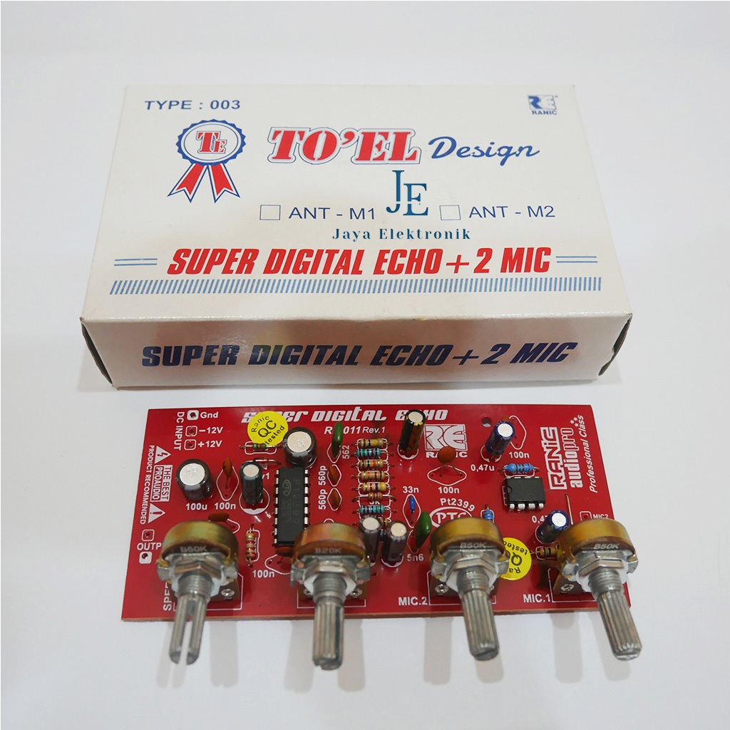 Jual Kit Super Digital Echo 2 Mic TO'EL | Shopee Indonesia