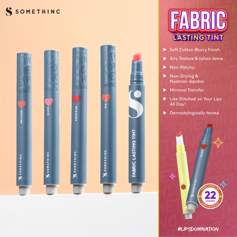 Jual ⭐️ Jendela Kosmetik ⭐️ BPOM Somethinc Fabric Lasting Tint Lip Tint ...
