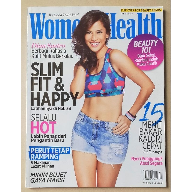 Jual Majalah Womens Health April 2016 : Dian Sastro / Dian Sastrowardoyo | Shopee Indonesia
