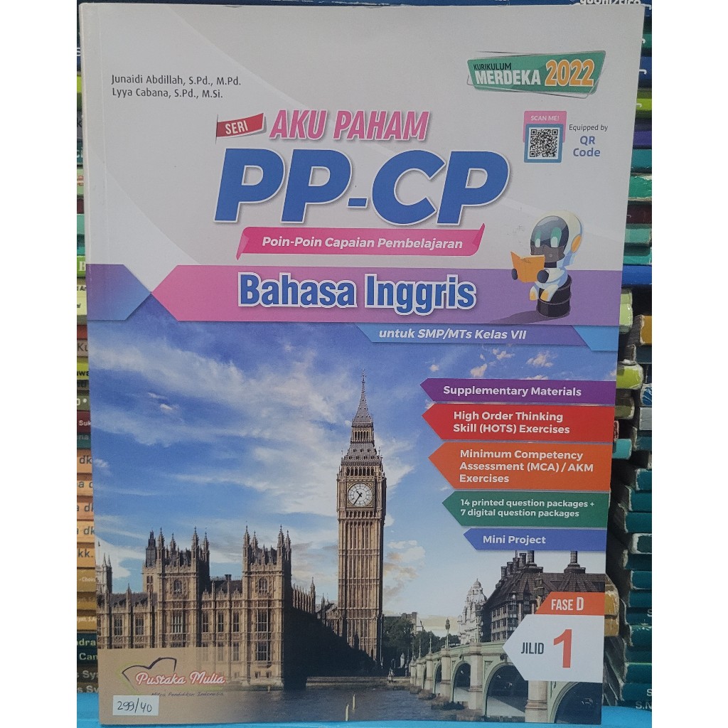 Jual BUKU PUSTAKA MULIA - AKU PAHAM PP-CP BAHASA INGGRIS KELAS 1 SMP K MERDEKA | Shopee Indonesia