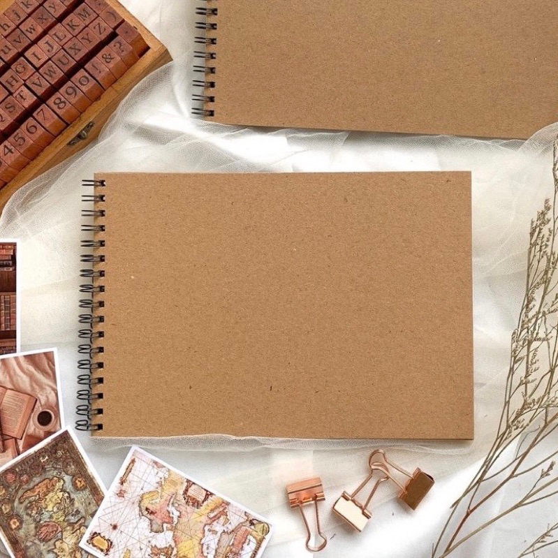 Jual [B520] Scrapbook Album vintage buku catatan story book kado ...