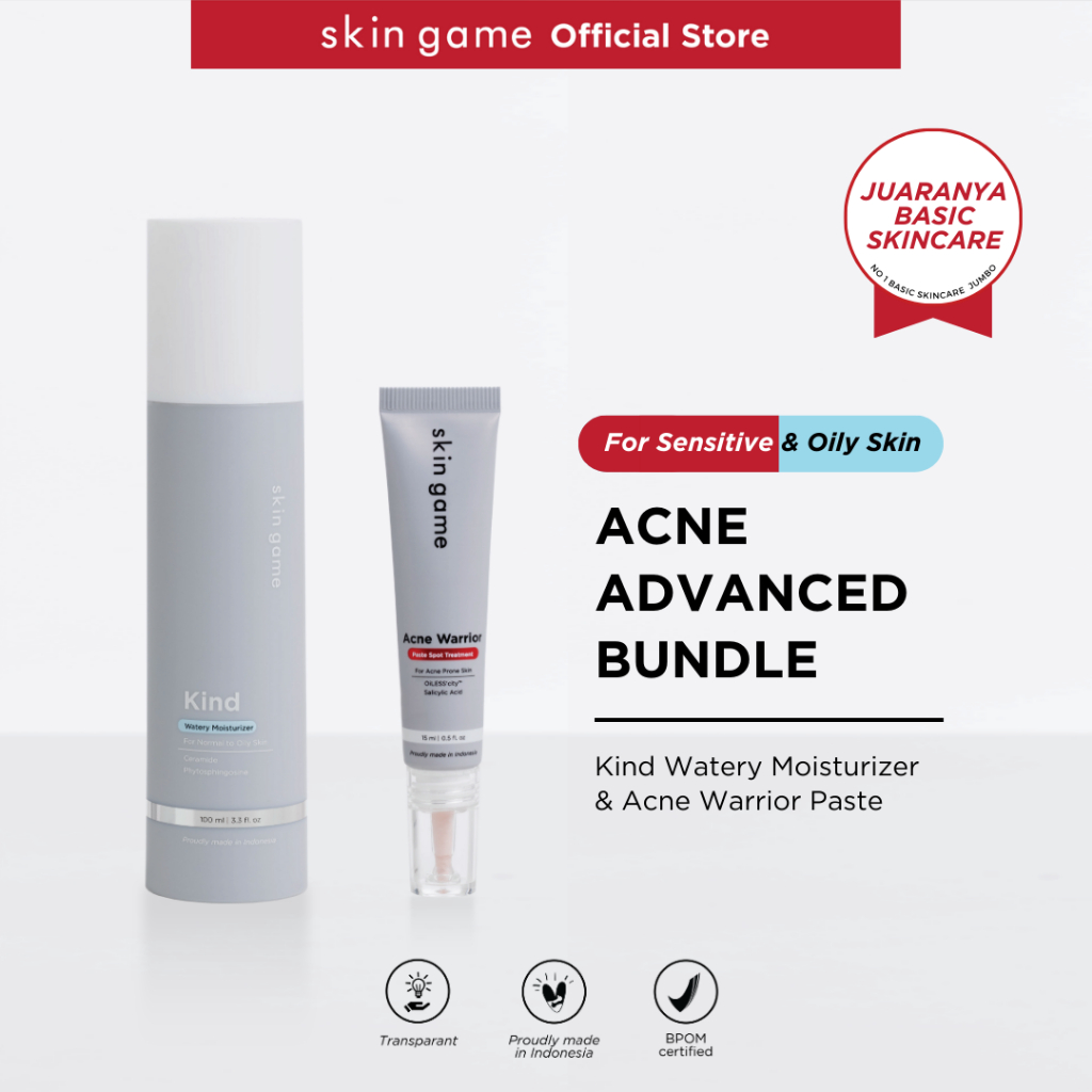 Jual Acne Advance Bundle (Sensitive & Oily Skin) | Shopee Indonesia