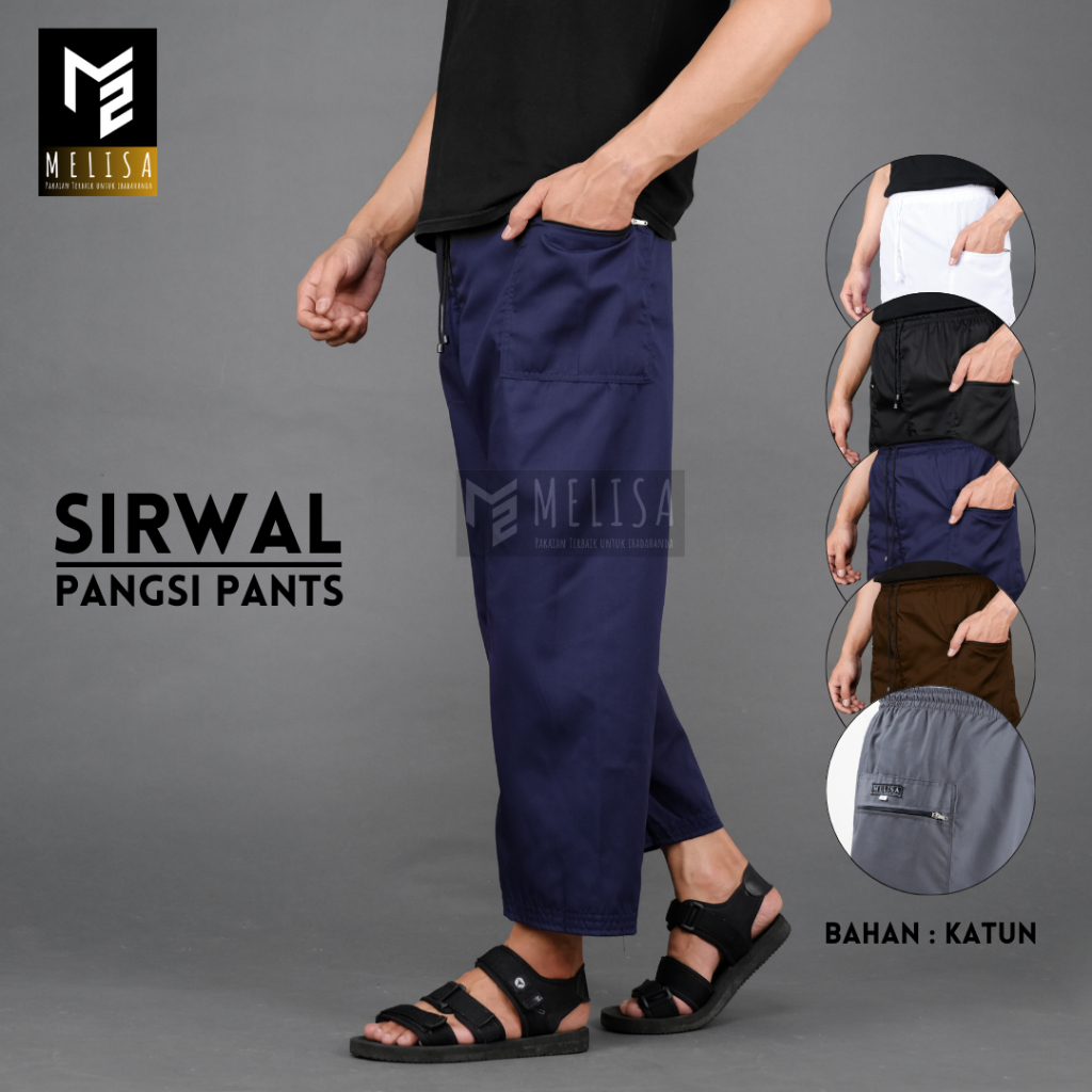 Jual Celana Panjang Pangsi Dewasa Sirwal Umroh Sholat Celana Komprang ...