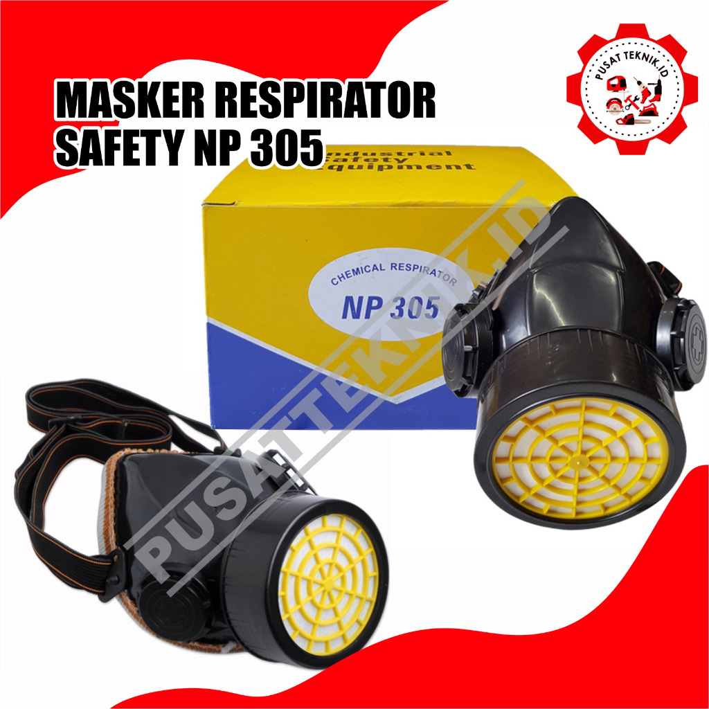 Jual MASKER RESPIRATOR SINGLE FILTER NP 305 PUSAT TEKNIK ID | Shopee ...