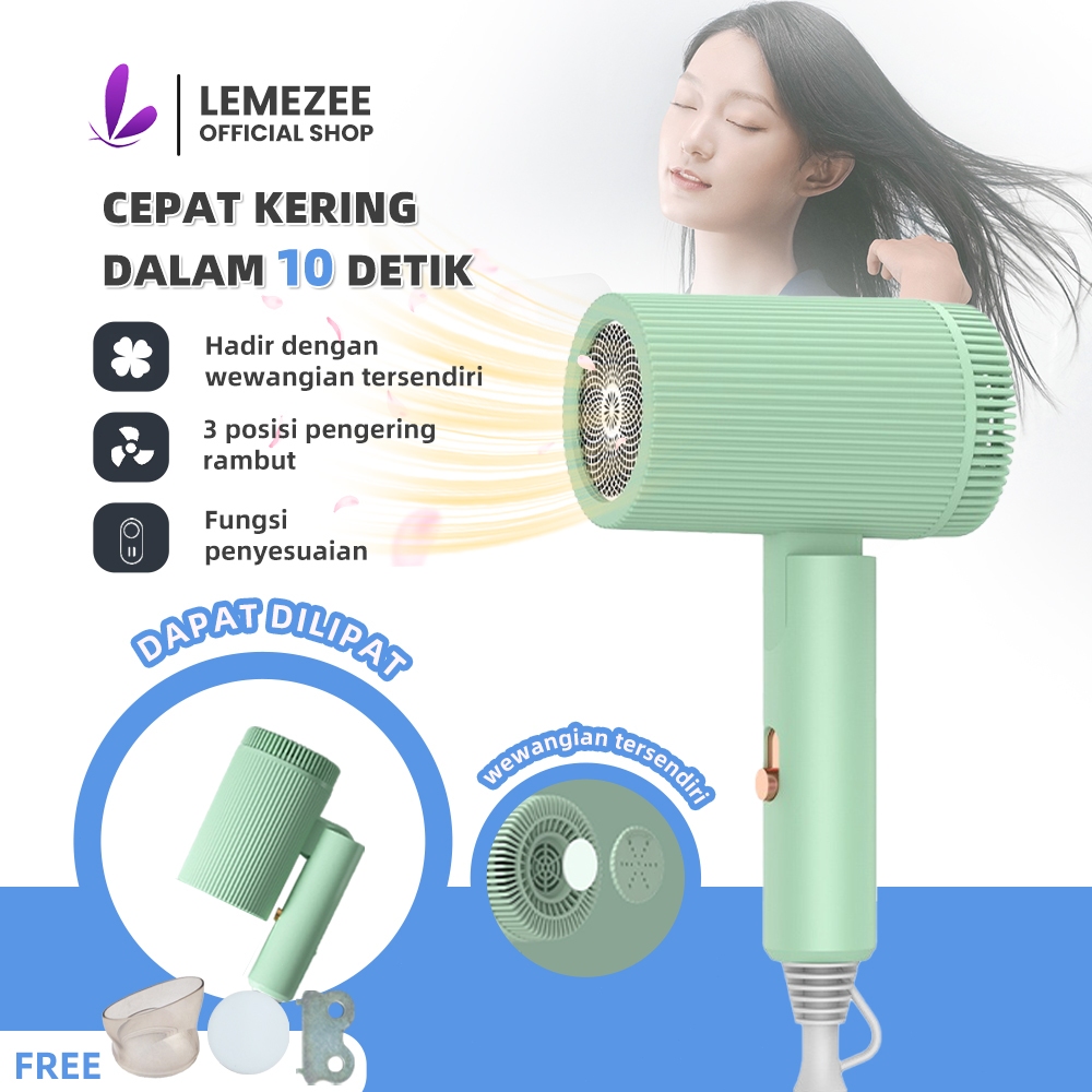 Jual Lemezee Hair Dryer Pengering Rambut Lipat Professional Multifungsi ...