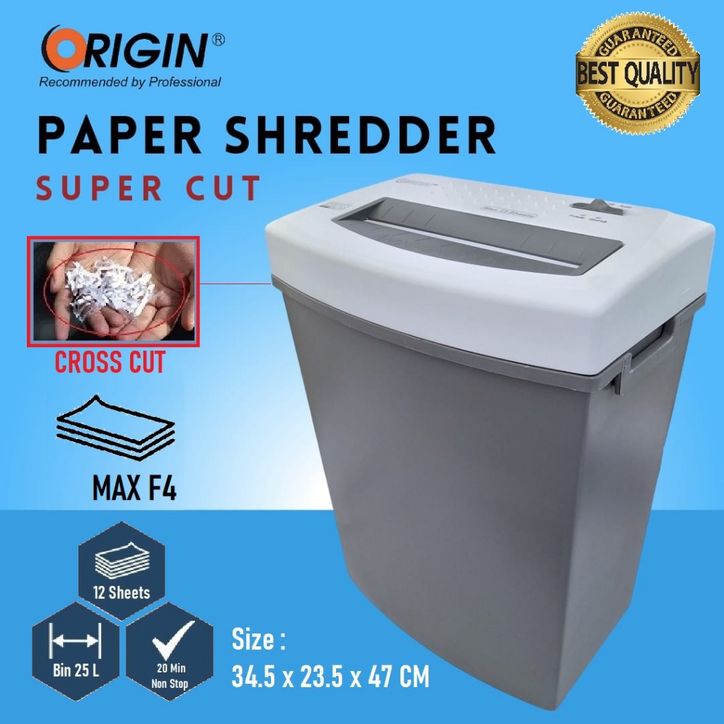 Jual Mesin Penghancur Kertas / Paper Shredder Origin Pro Cut | Shopee ...