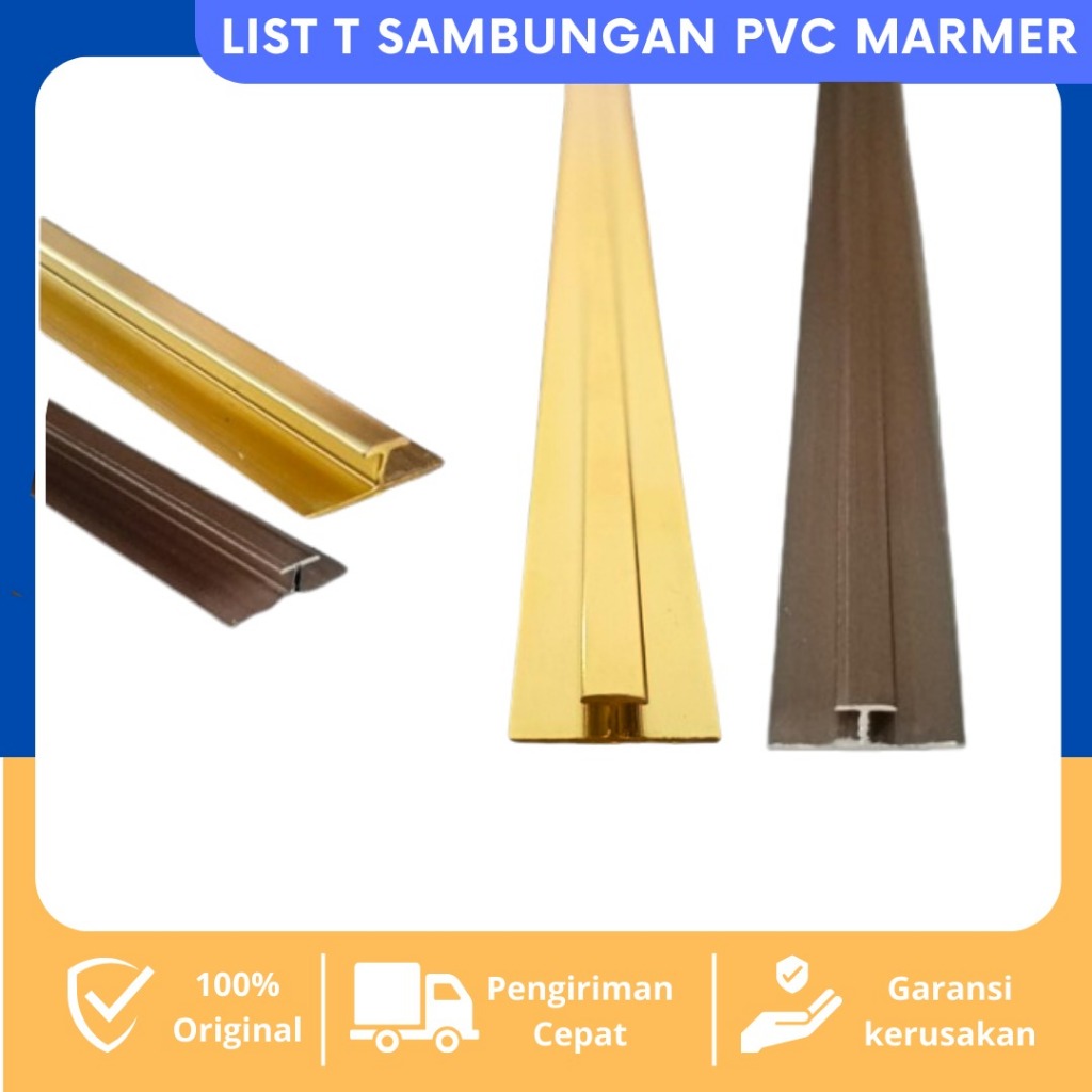 Jual List T untuk sambungan Pvc Marbel dan Wallboard | Shopee Indonesia