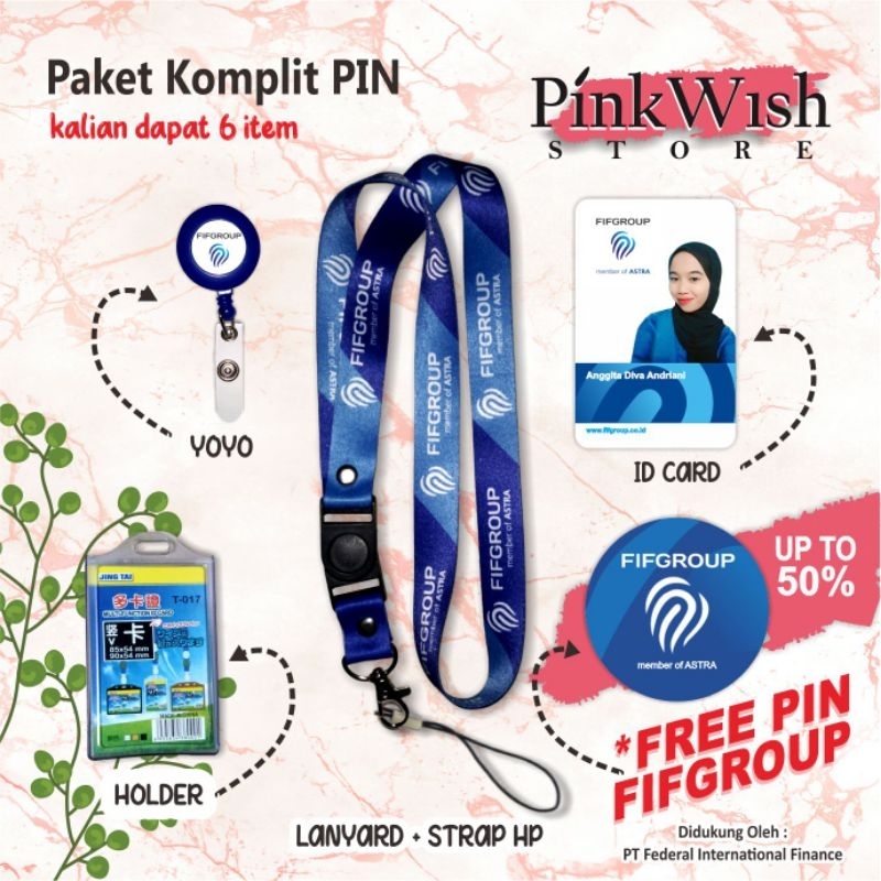 Jual Tali Idcard FIFGROUP / Lanyard FIFGROUP / Tali Fifgroup / Tali ...