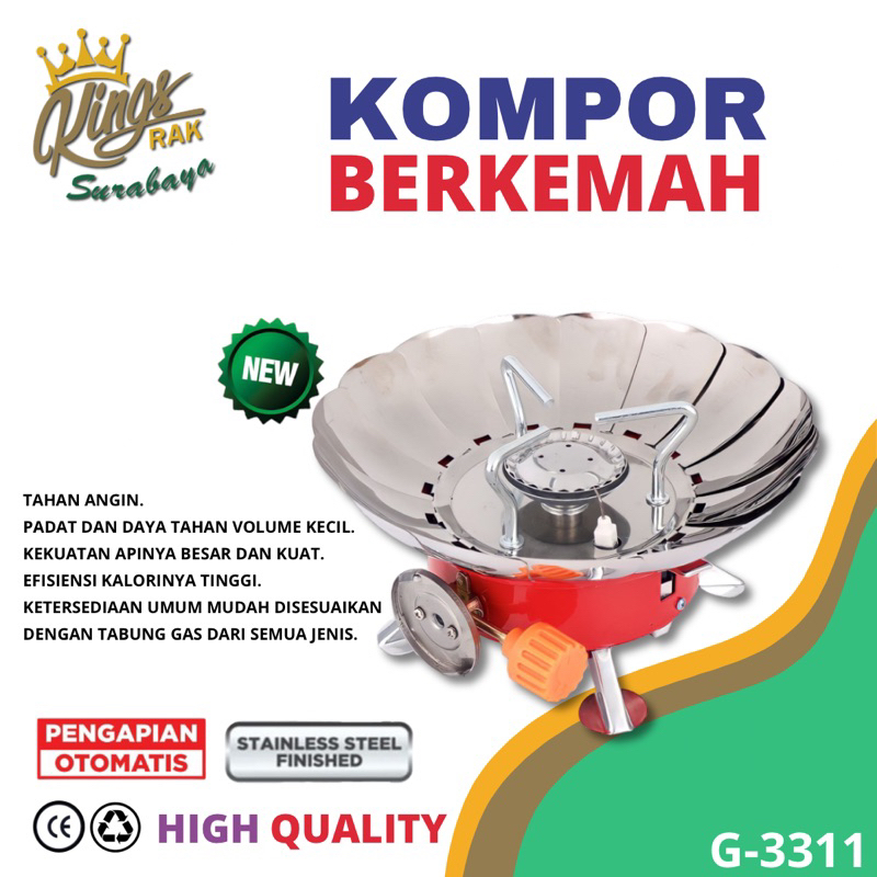 Jual Kompor Camping Kompor Mini Portable Windproof Gas Stove Mini