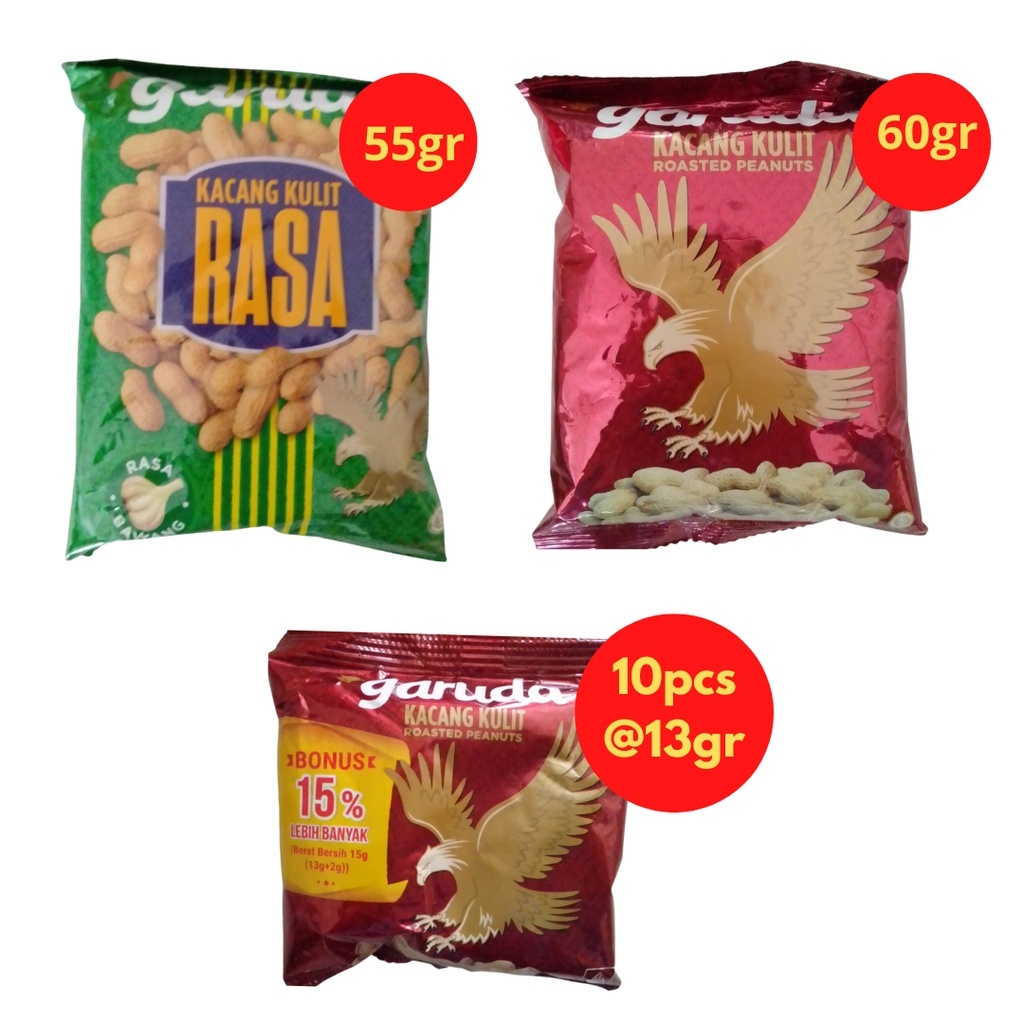 Jual GARUDA FOOD KACANG KULIT SG | Shopee Indonesia