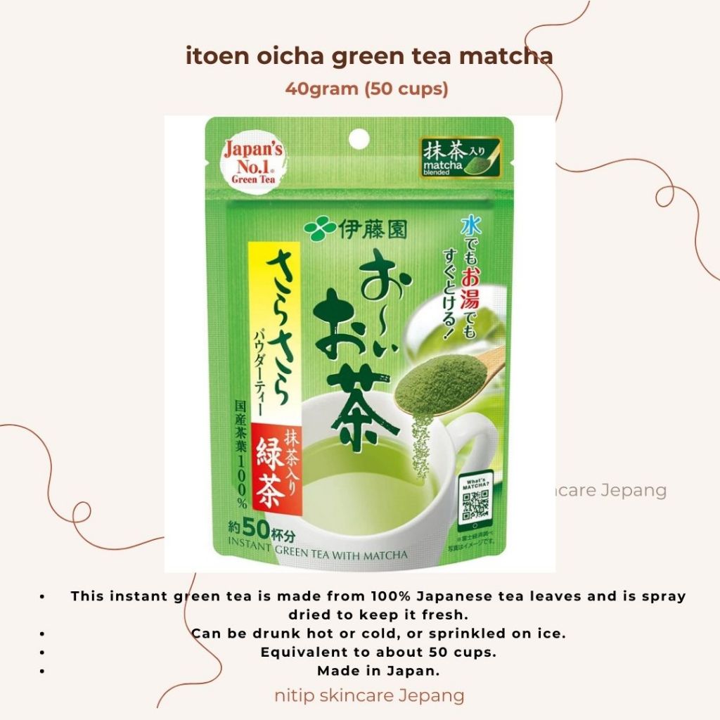 Jual itoen oicha green tea matcha original japan | Shopee Indonesia