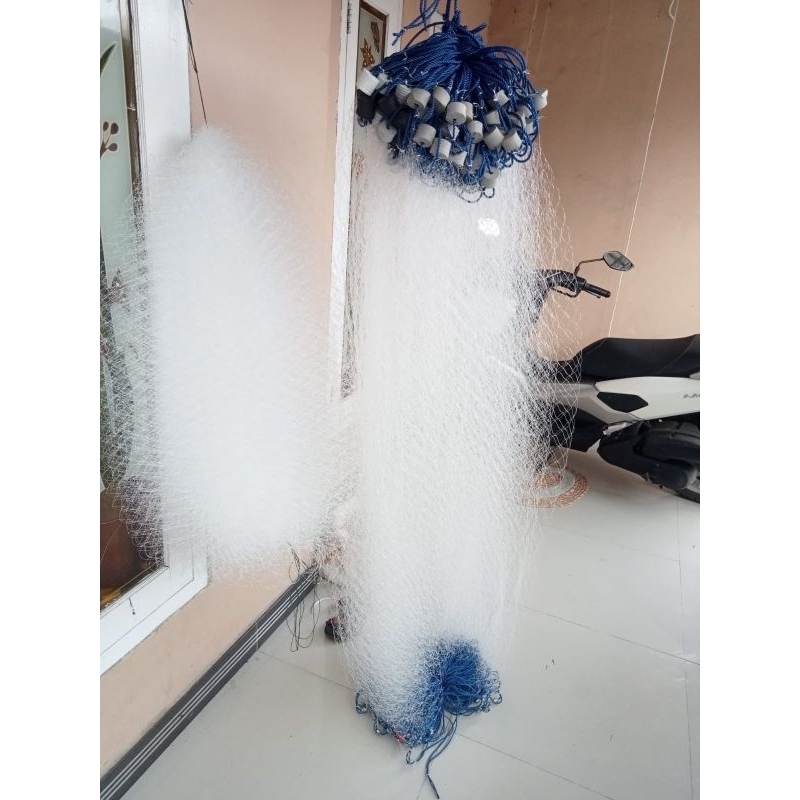 Jual jaring rampus jaring ikan siap pakai tinggi 2 m panjang 30 m ...