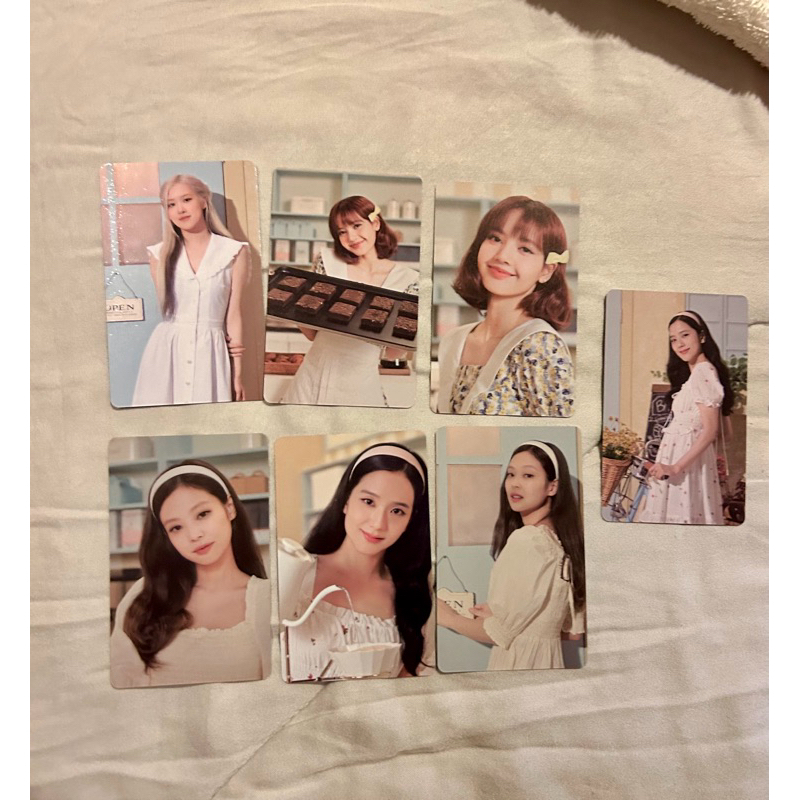 Jual Blackpink BPTG the game photocard bakery (sharing) jennie jisoo ...